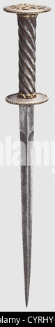 A rare decorated rondel dagger,Italian/South German,1st quarter of the ...