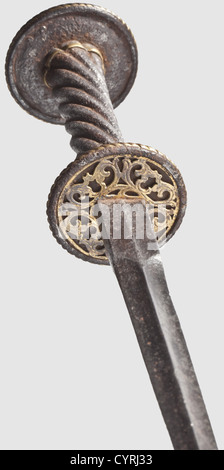A rare decorated rondel dagger,Italian/South German,1st quarter of the ...