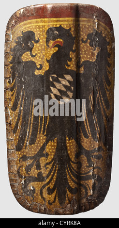 A South German hand-pavise,late 15th/early 16th century Rectangular ...