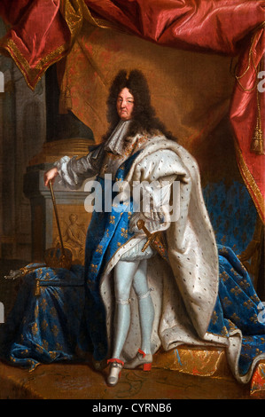 HYACINTHE RIGAUD - Louis XIV, King of France - 1701 Stock Photo - Alamy