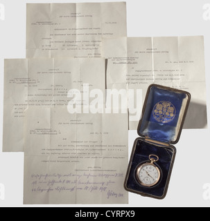 Kaiser Wilhelm II,gold pocket watch,a gift to Hermann Göring 1918 Made ...