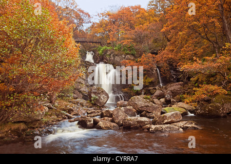 Arklet Falls , Inversnaid, Loch Lomond, Scotland, Europe Stock Photo ...