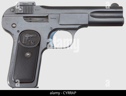 FN Mod. 1899 Compact in its casket,Cal. 7.65 mm,no. 956A. Matching ...