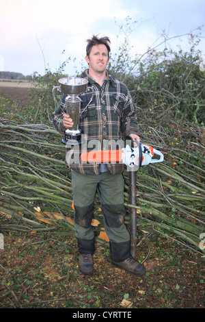 Colin Clutterbuck winner of the Supreme Champion at 34th National Hedge ...
