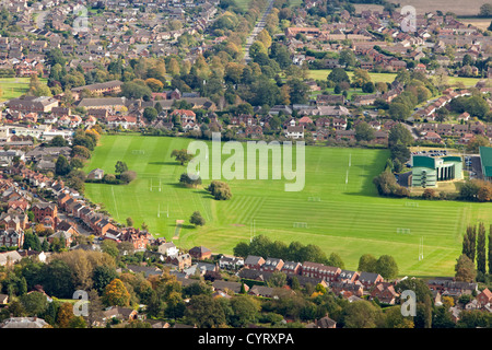 School sports field Malvern, Worcestershire, England UK Stock Photo - Alamy