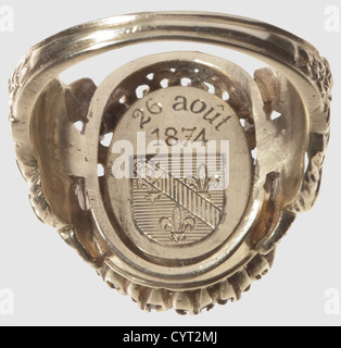 King Ludwig II of Bavaria, a presentation brooch before 1886 Gold ...