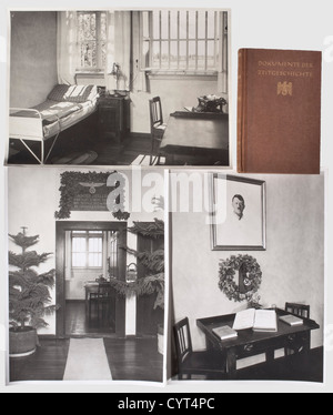 Adolf Hitler, a chair from his cell Nr. 7 in Landsberg 1923/24 Wood ...