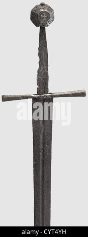 A German knightly hand-and-a-half sword, Passau, middle of the 14th ...