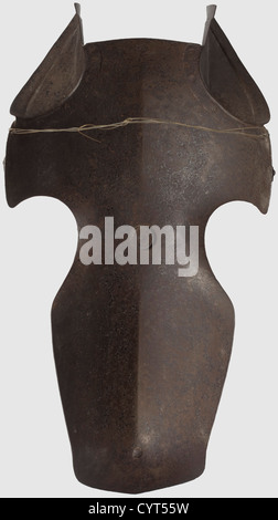 A German chamfron,mid-16th century Strongly chased chamfron with median ...