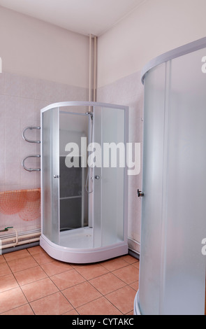 cheap camping interiors motel hotel soviet russia Stock Photo - Alamy
