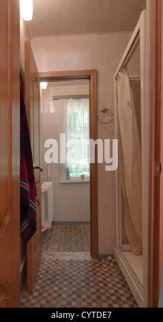 cheap camping interiors motel hotel soviet russia Stock Photo - Alamy