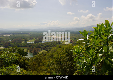 Dalit Bay, looking over Golf and Country Club toward Tuaran and Mount ...