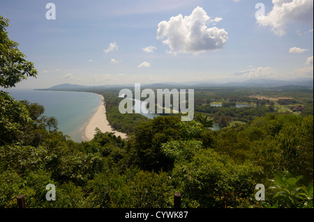 Dalit Bay, looking over Golf and Country Club toward Tuaran and Mount ...