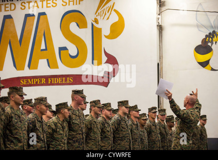 Sgt. Maj. Todd Parisi, 26th Marine Expeditionary Unit sergeant major ...