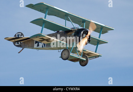 German Fokker tri-plane fighter plane, 1918 Stock Photo - Alamy