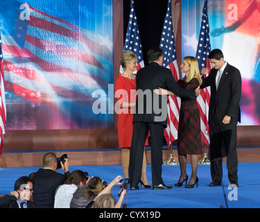mitt romney 2012 us presidential campaign election poster on sidewalk ...