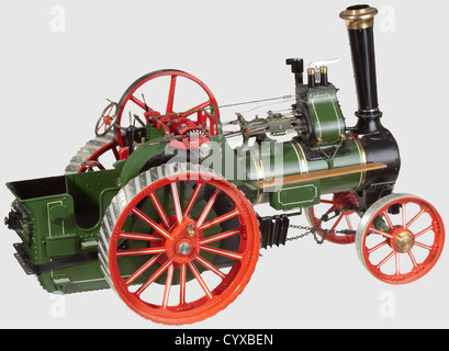 A scale model of a Burrell traction engine Stock Photo - Alamy
