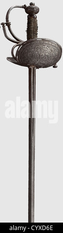 A Spanish colonial cup-hilt rapier,circa 1700 Slender thrusting blade ...