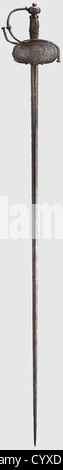A Spanish colonial cup-hilt rapier,circa 1700 Slender thrusting blade ...