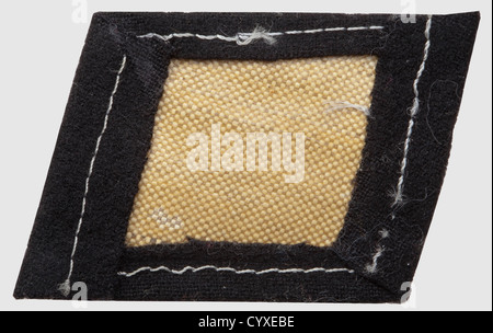 Collar patch for the 14th Waffen-SS-division "Galizien", of black wool ...