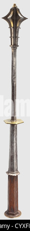 A German gothic mace,circa 1480 Six-sided striking head with broadly ...