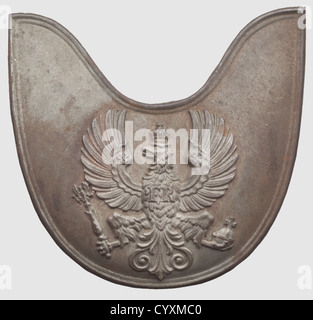 A gorget for Prussian staff guards, in the rank of enlisted men Wartime ...