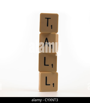 stack of Scrabble tiles Stock Photo - Alamy
