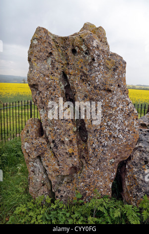The Whispering Knights burial chamber, part of the Rollright Stones ...
