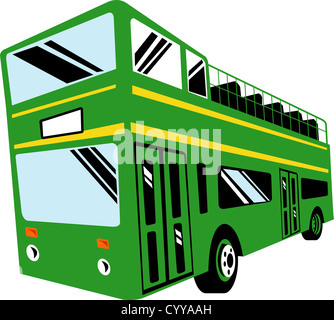 Double Decker Bus Isolated Stock Photo - Alamy