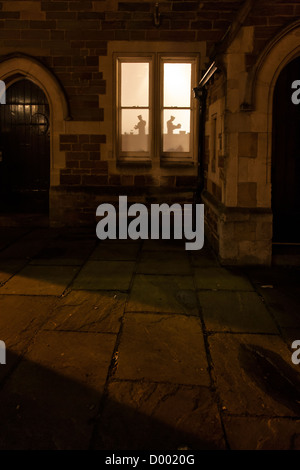 Northampton Town Centre at night Stock Photo - Alamy