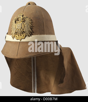 A model 1900 tropical helmet,for enlisted men of the infantry of the ...