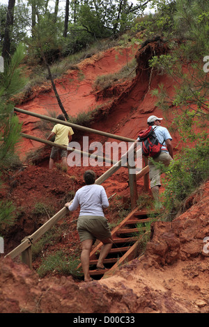The colorado ochres of Rustrel in the Luberon Stock Photo - Alamy