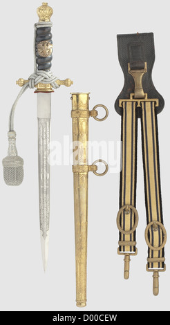 A model 1938 dagger for leaders of the Water Police,with portepee and ...