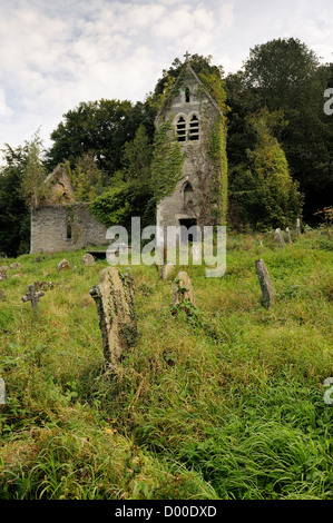 Tintern Monmouthshire Wales UK The graveyard of the Church of Saint ...