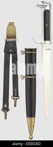 A model 1937 dagger for leaders of the Fascist Militia MVSN,with hanger ...
