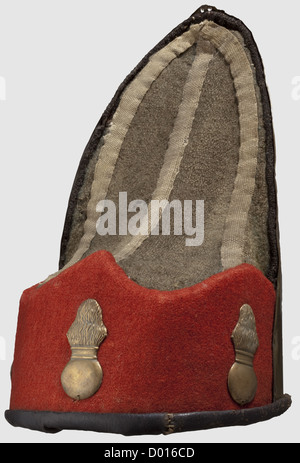 A grenadier's mitre,presumably for the Pavlovski Grenadier Regiment ...