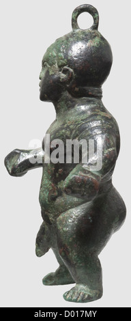 A figurative weight,of a beam balance,Roman,1st century AD. Bronze with ...