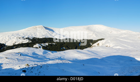 Merrick, the highest mountain in the Southern Uplands, from Benyellary ...