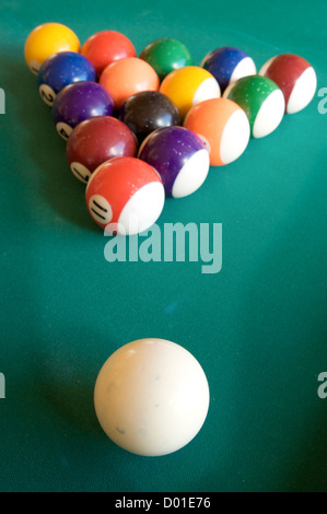 fifteen billiard balls Stock Photo - Alamy