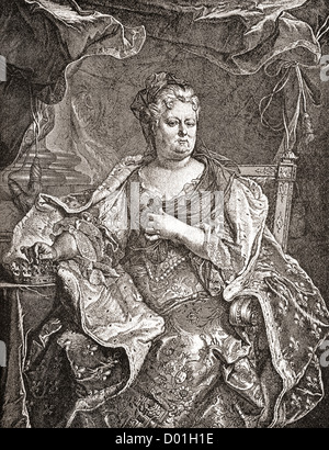 Elizabeth Charlotte. Portrait of the Princess Palatine. She became ...