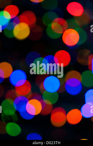 Multi color out of focus bokeh background on black screen Stock Photo ...