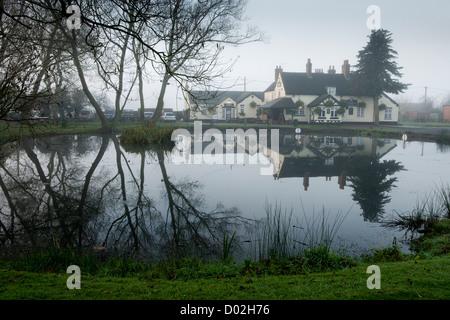 The Rose Inn, Baxterley, a public house set in former mining town in ...