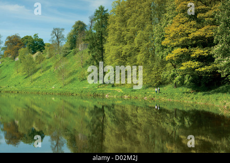 The River Teviot near Kelso, Scottish Borders Stock Photo - Alamy