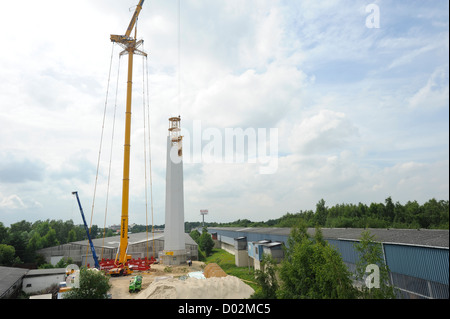 GERMANY Hannover, Timbertower GmbH, construction of 100 metre high ...