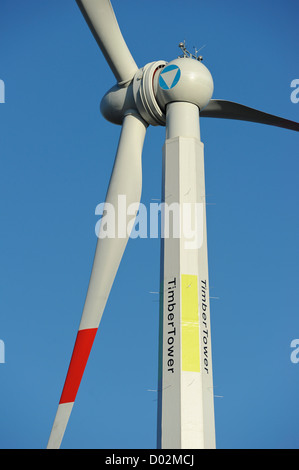 GERMANY Hannover, Timbertower GmbH, construction of 100 metre high ...