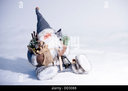Santa claus holding an axe isolated on white background Stock Photo - Alamy
