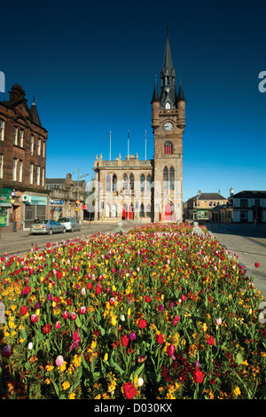 Renfrew Town Hall, in the Royal Burgh of Renfrew, Renfrewshire Stock ...