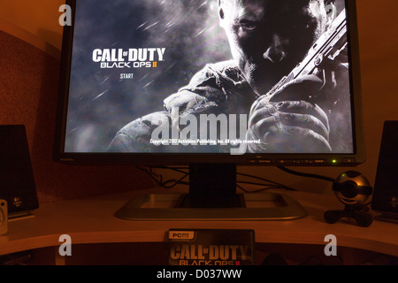 Black ops start screen Stock Photo - Alamy