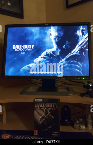 Black ops start screen Stock Photo - Alamy