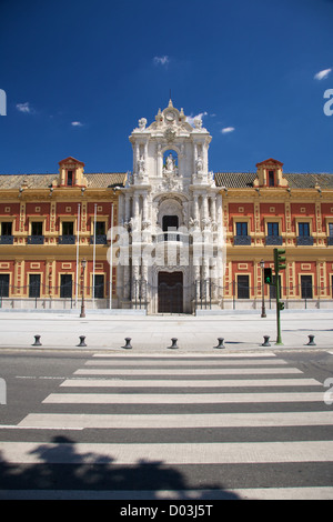 public building at Seville city Andalusia in Spain Stock Photo - Alamy